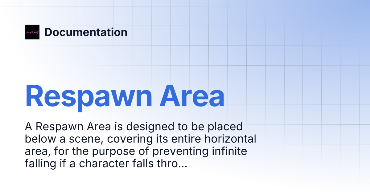 Respawn Area | Documentation