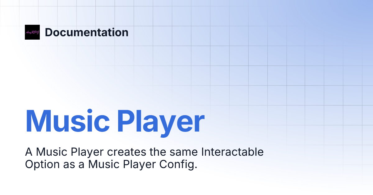 Music Player | Documentation