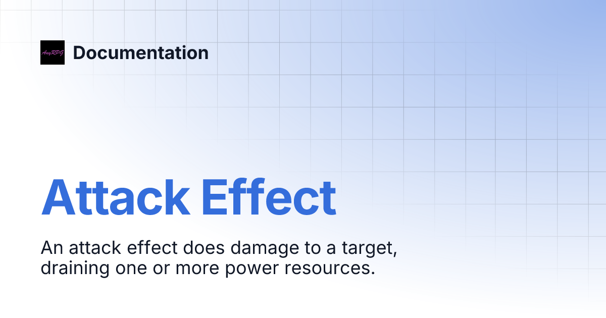 Attack Effect | Documentation
